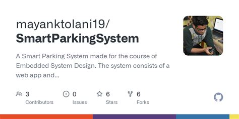 GitHub Mayanktolani SmartParkingSystem A Smart Parking System Made For The Course Of