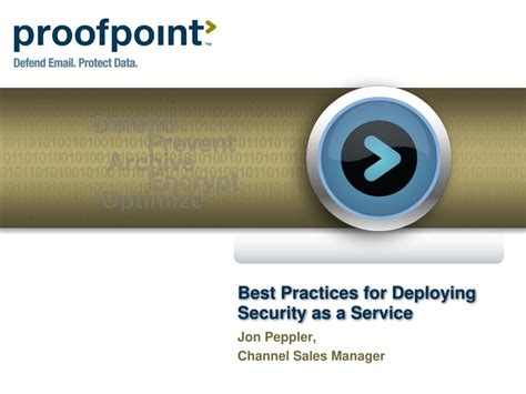 Ppt Best Practices For Deploying Security As A Service Powerpoint
