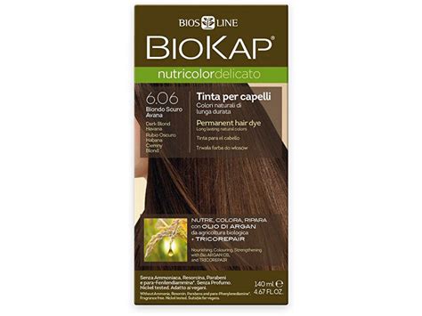 Biokap Nutricolor Delicato Hair Color 606 Dark Blonde Havana 140