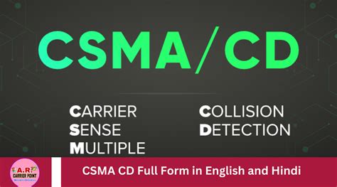 Csma Cd Full Form In English And Hindi Ar Carrier Point