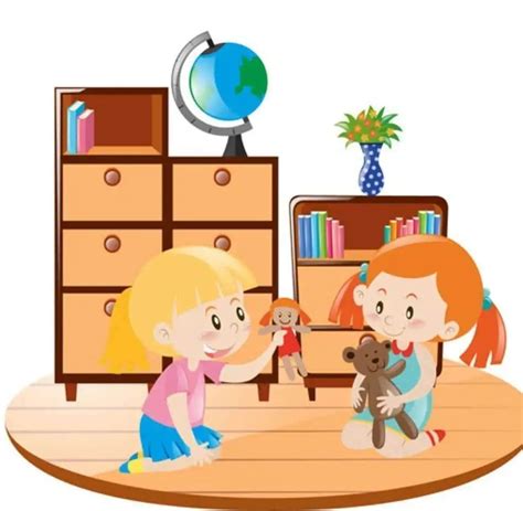 收拾整洁的卡通图片团结友爱的卡通图片 伤感说说吧