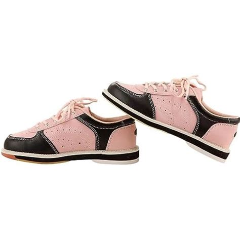 Dhaey Womens Bowling Shoes Casual Leather Breathable Comfortable