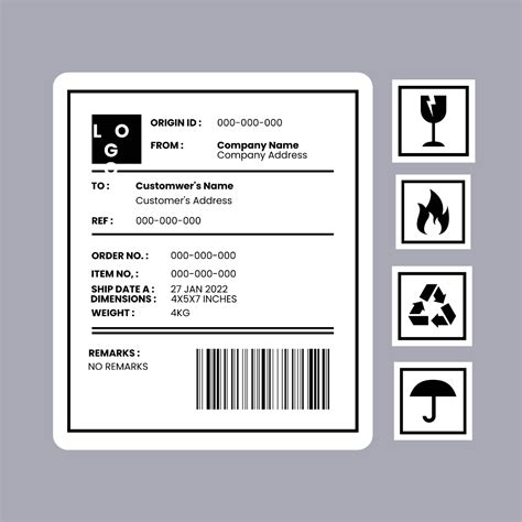 Free 2x4 Shipping Label Template To Edit Online
