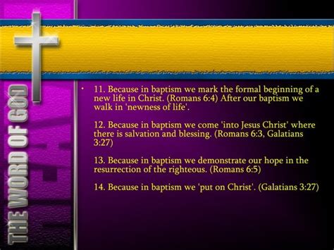 Baptism In Jesus Name | PPT