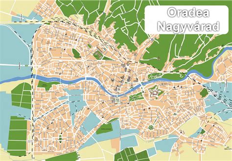 Oradea Harta Map