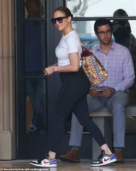 Jennifer Lopez Shows Off Her Romantic Side While Rocking A White T