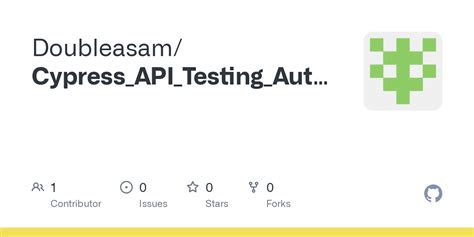 GitHub Doubleasam Cypress API Testing Automation Framework