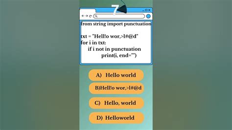What Is The Output Of The Given Python Codepythonforbeginners Pythontutorial Youtube