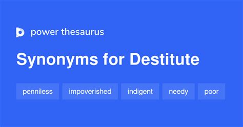 Destitute Synonyms 1 628 Similar Words And Phrases