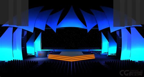 舞台实践模型 自然场景模型库 模型下载 Cg模型网