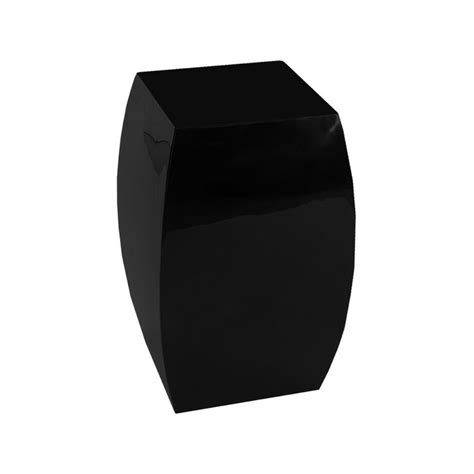 Taba Side Table Gel Coat Black Merge Home