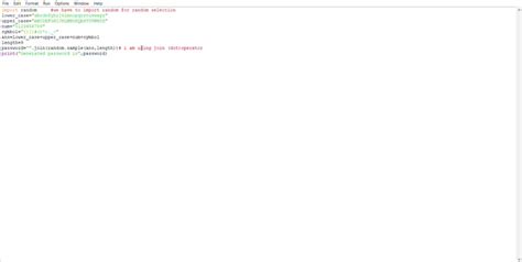 Reethika Sr On Linkedin Pythonidle Passwordgenerator Codingmagic