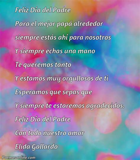 5 Mejores Poemas Día Del Padre Para Niños Poemas Online