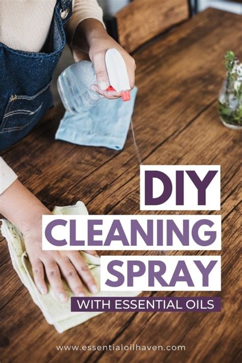 Homemade All Purpose Cleaning Spray Recipe With Essential Oils