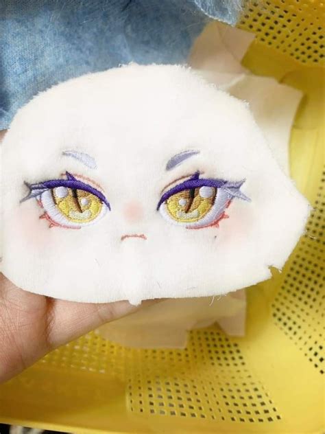 Vải Voan Thêu Thùa Búp Bê Gấu Bông Cute