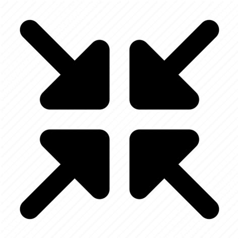 Minimize Zoom Convergence Compact Orientation Icon Download On Iconfinder