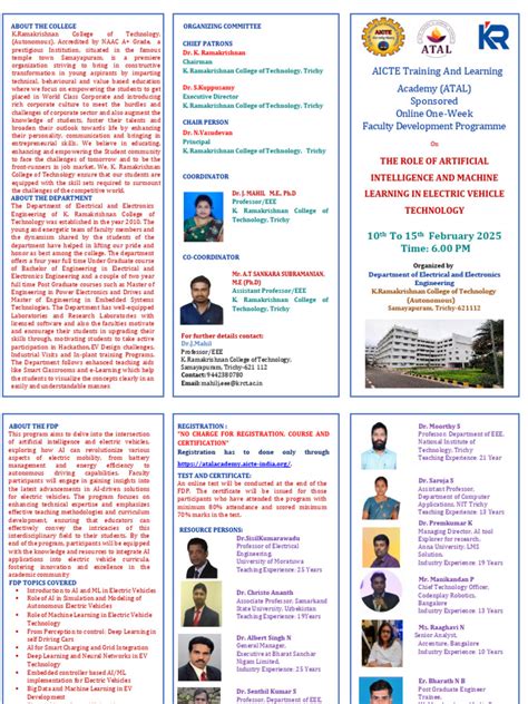 Atal Online Fdp Brochure And Schedule Pdf Artificial Intelligence