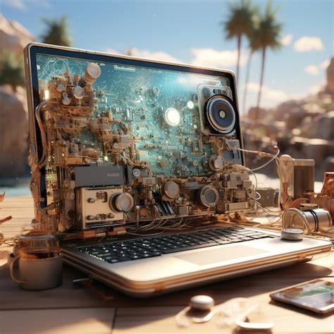 Premium Photo Successful Computer Gadget Digital Close