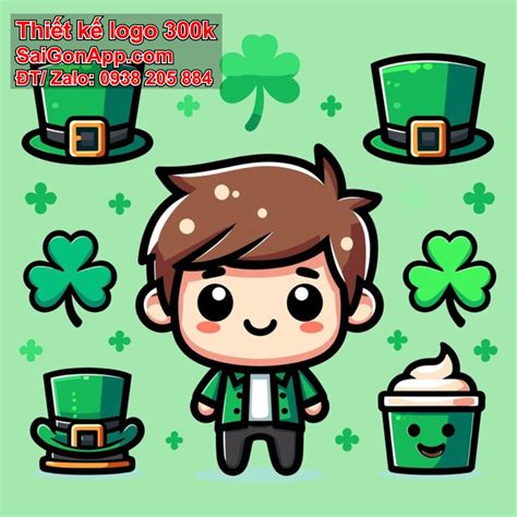 Chibi Cỏ 4 Lá Cute ThiẾt KẾ 300k ĐẸp ChuyÊn NghiỆp Saigonapp