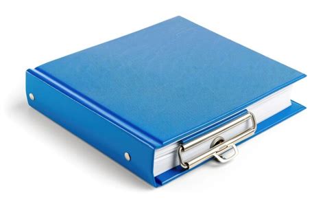 Blue Ring Binder Premium Ai Generated Image