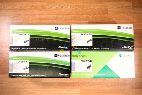 Lexmark 24b6512 13 14 15 Cmyk Toner Cartridge Set Xc8160