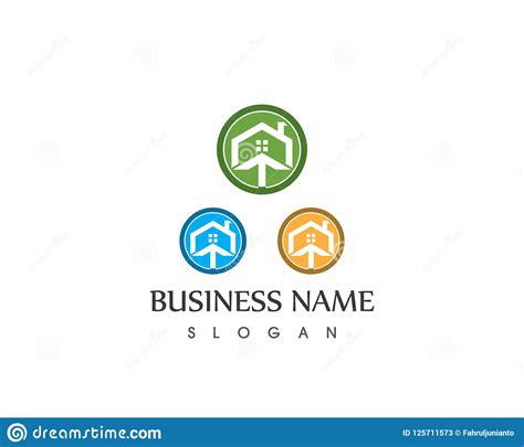 Plantilla Casera Del Vector Del Logotipo Del Edificio Ilustración Del Vector Ilustración De