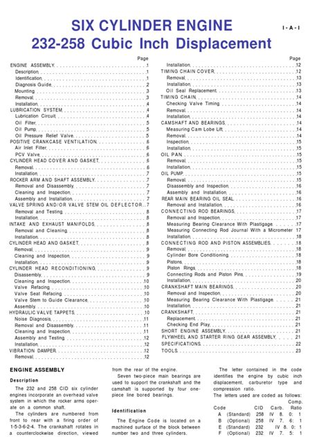258 232 Amc Engines Pdf Ignition System Carburetor