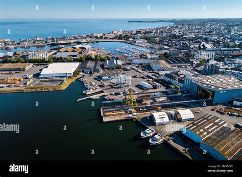 Saint Malo Bretagne Nord Ouest De La France Vue Aérienne Du