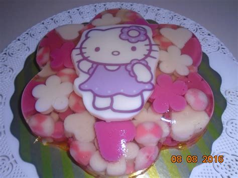 Gelatinas Thais Gelatina De Hello Kity Y Pebbles Y Bambam