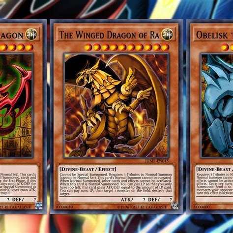 Yu Gi Oh Egyptian God Cards