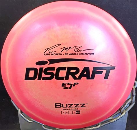 Discraft Buzzz Golf Disc Paul Mcbeth 5x Esp Disc Golf Fly Mart