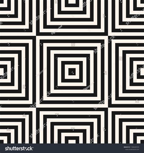 Vector Geometric Squares Seamless Pattern Abstract Stock Vector Royalty Free