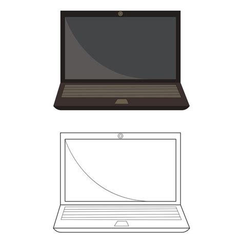 2d Laptop Vector Art Icons And Graphics For Free Download