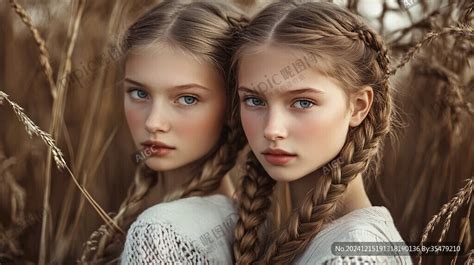 Ai创作图麦田里的少女 俄罗斯姑娘 俄罗斯族少女 传统姐妹花 绚丽欧美 高清女孩壁纸 双胞胎女孩 俄俄罗罗斯斯族族 少女艺术照 双生唯美 欧式欧美 欧美女孩 影楼闺蜜照 双麻花女孩 俄罗斯少女