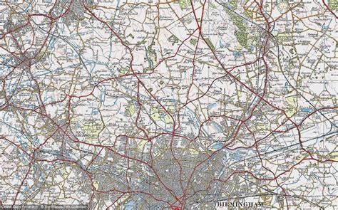 Historic Ordnance Survey Map Of Perry Barr 1921