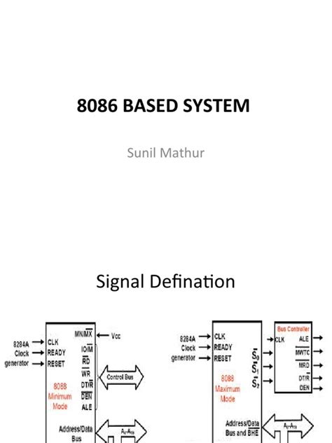8086 Based System Pdf Computers Technology And Engineering