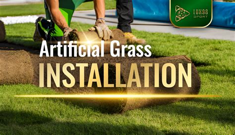 Construction Process Of Garden Artificial Grass Lux98 Sports