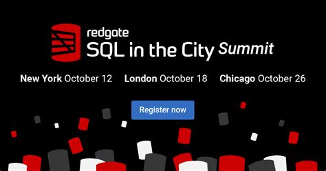 Learn From Devops Experts At Redgates Sql In The City Summits