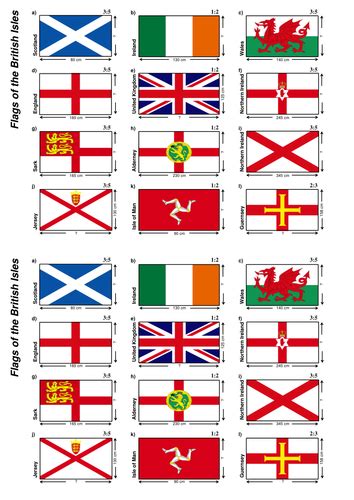 Ratio And Proportion Of Flag Sizes Worksheet Teaching Resources