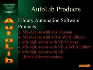 Goutam Biswas S Presentation Auto Lib Library Automation Software PPT