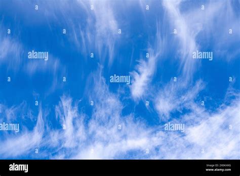Cirrus Clouds Ice Clouds At High Altitudes Also Known As Feather