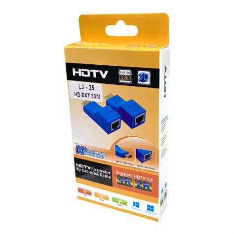Adaptador Para Video Lj 25 Hd Ext 30m Tecnologia Mayorista