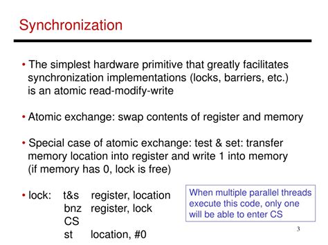 Ppt Lecture 26 Multiprocessors Synchronization And Consistency