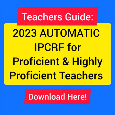 2023 Iprcf Performance Review For Proficient And Highly Proficient