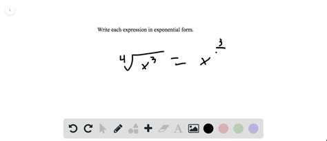 Solvedwrite Each Expression In Exponential Form √x3