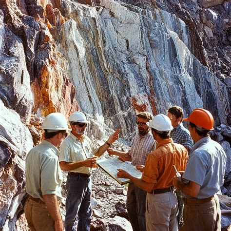 Free Geologists Examining Rocks Image Geologists Rocks Excavation