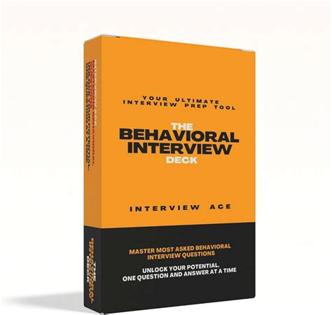 The Behavioral Interview Deck 48 Scenario Based Cards