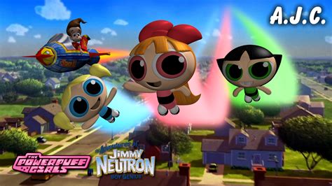 3d Dl The Powerpuff Girls Jimmy Neutron Style By