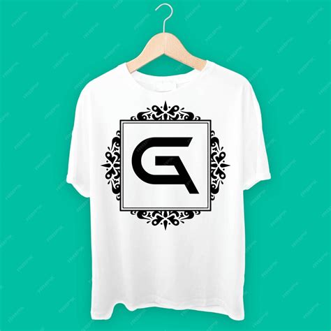 G Versatile White Tee Premium Ai Generated Vector