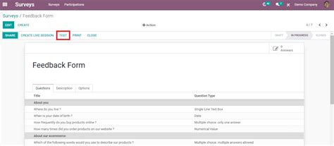 Odoo 15 Survey Module Odoo Survey Management Module Odoo Partner